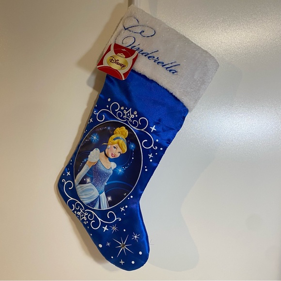 Disney | Holiday | Nwt Disney Princess Cinderella Blue Plush Christmas ...